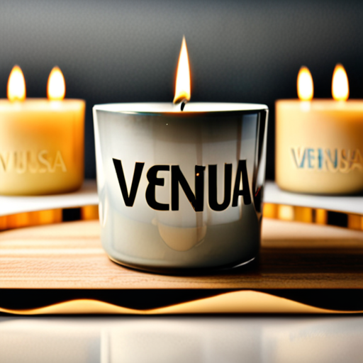 candle logo for VENUSA STORE