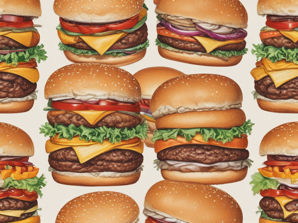 Draw burger