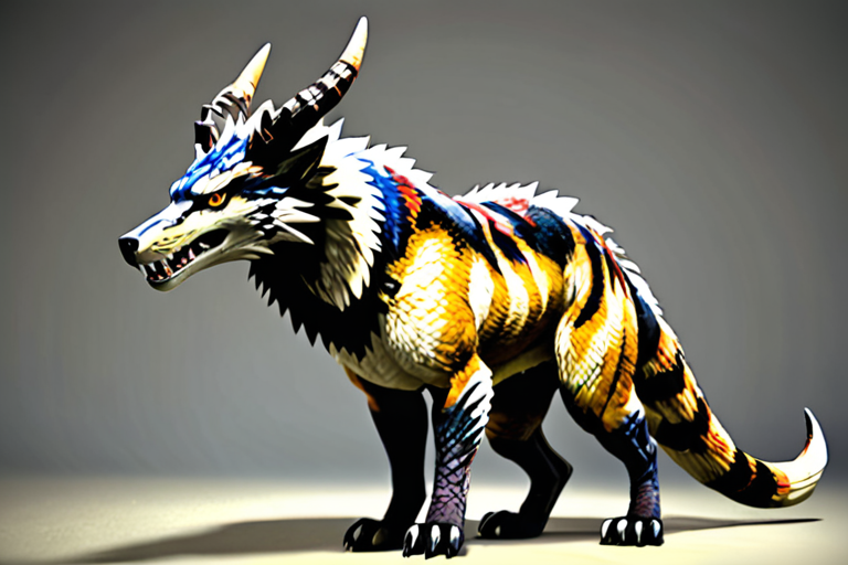 Palamute from monster hunter but as a real life creature with various ...