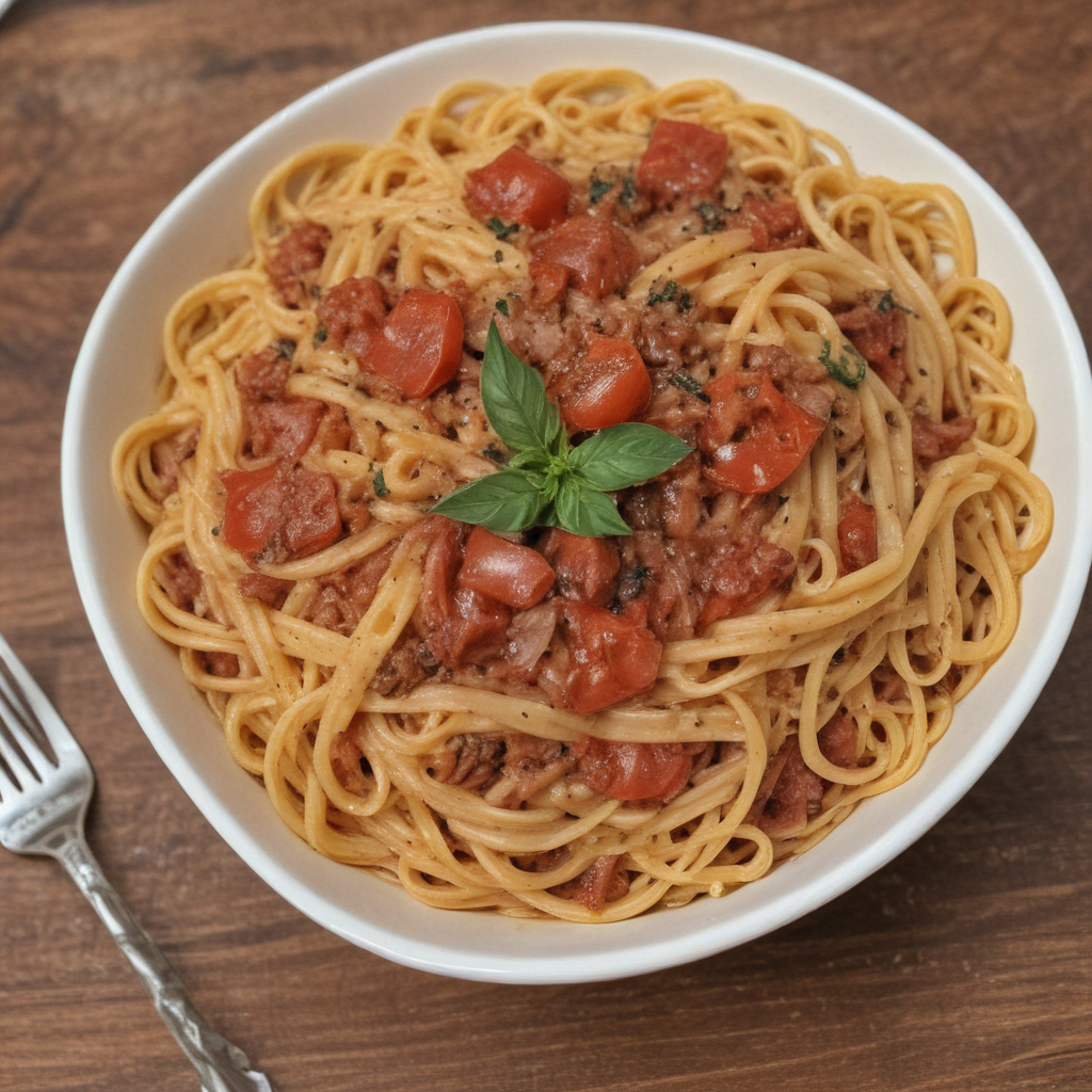 plain spaghetti bowl