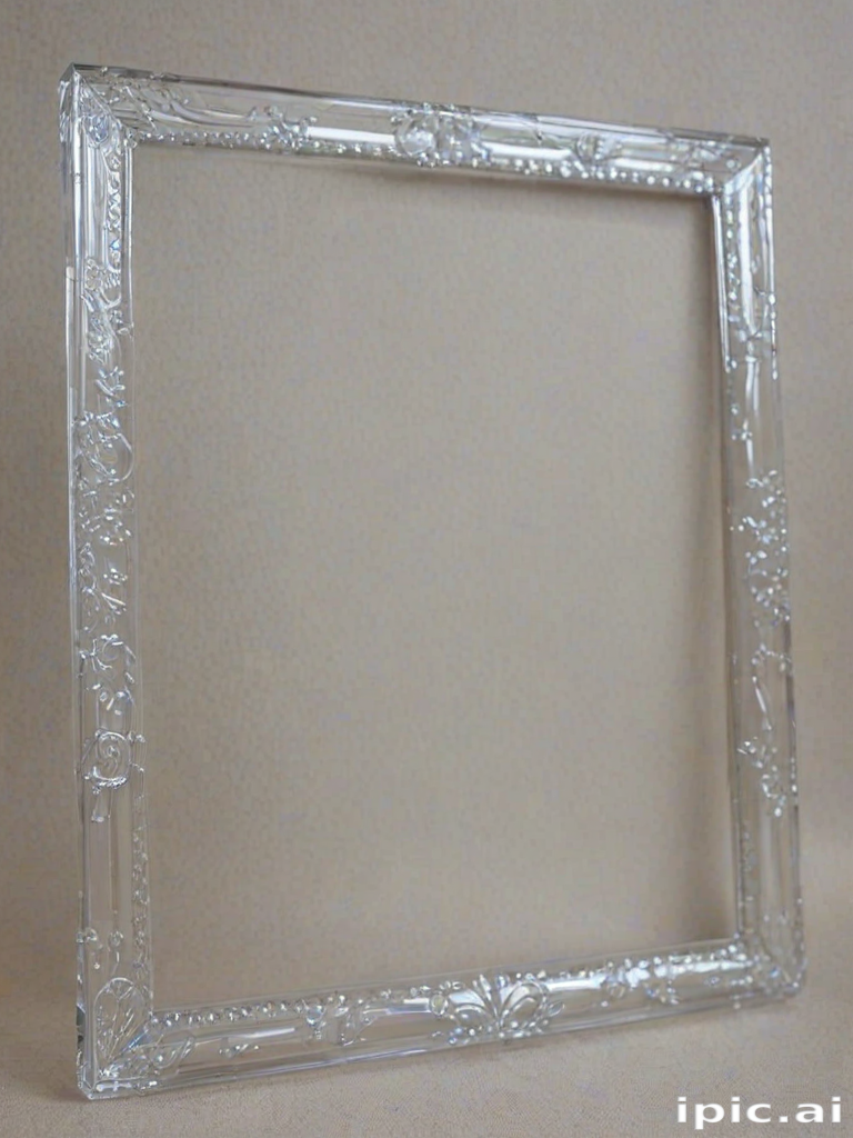 Elegant Silver Frame with Intricate Floral Designs for Your Beautiful ...