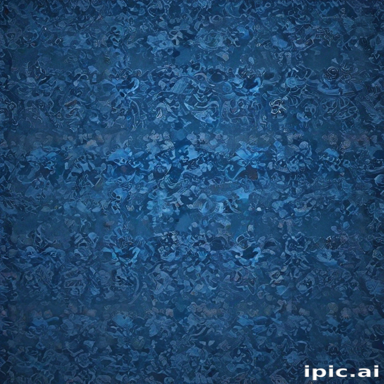 Abstract Deep Blue Textured Background with Intricate Patterns and Designs.