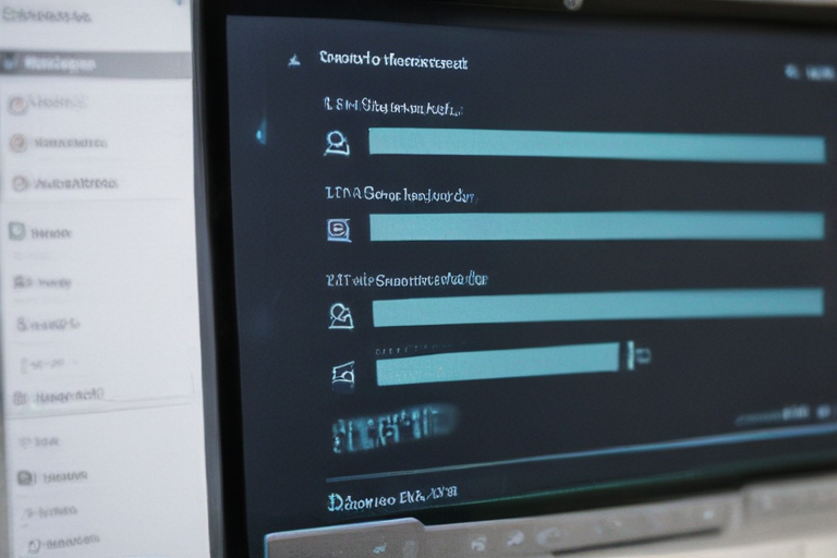 A computer screen displays a digital form with various input fields ...