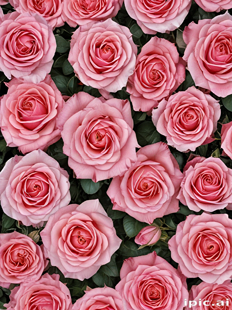A Beautiful Arrangement of Soft Pink Roses for Any Celebration