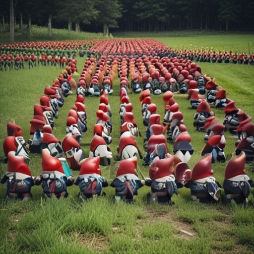 a field of dead gnomes after a great battle