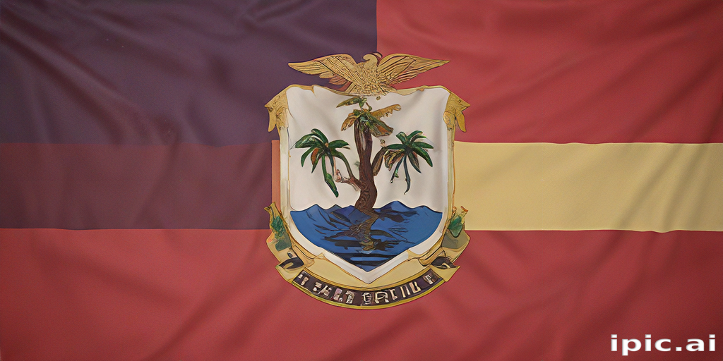 Emblematic Representation of a Flag with Vivid Colors and Symbolism
