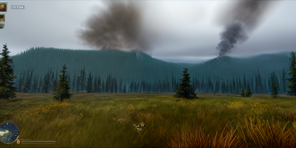 dayz forest in the rain