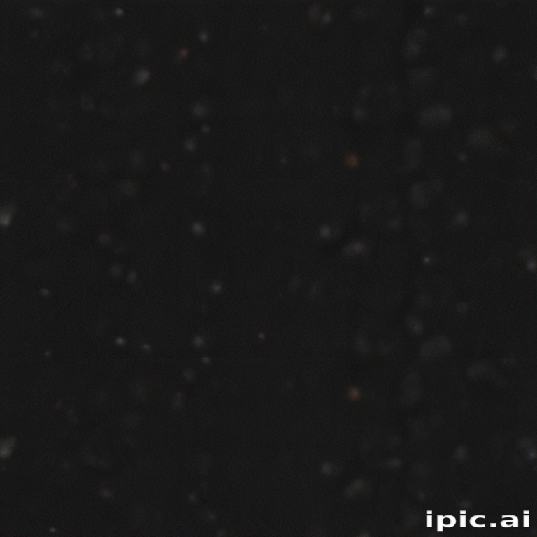 Abstract Visual of Floating Particles Against a Dark Background in Motion