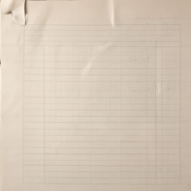 Blank Graph Paper with Lightly Printed Grid for Drawing and Design