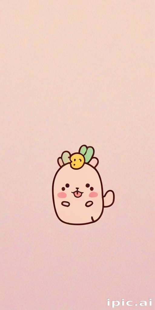 A Cute Cartoon Character with a Happy Expression and Adorable Details.