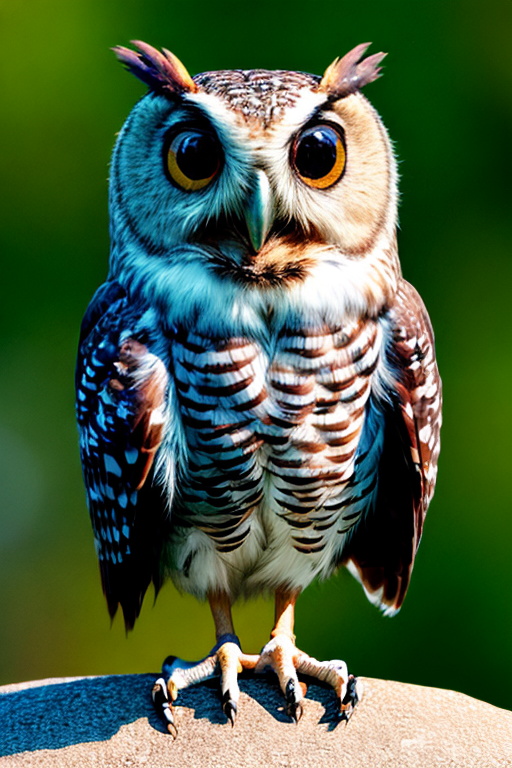 a goofy owl