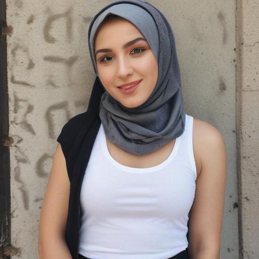Hijabi in tank top