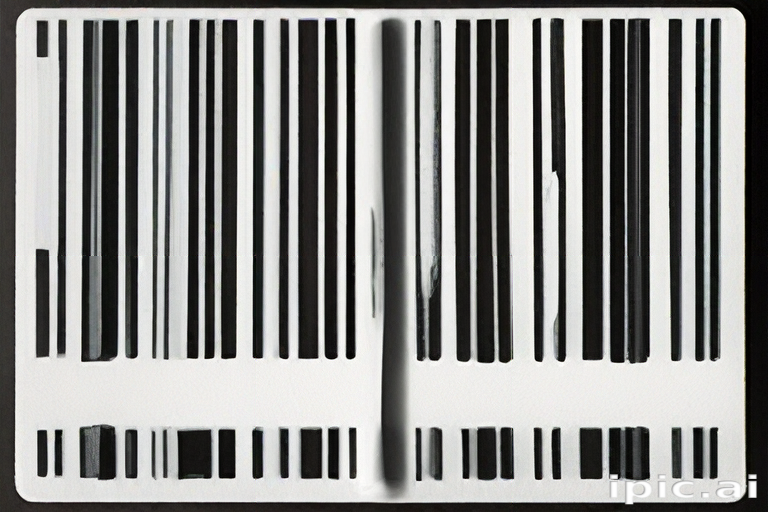 Abstract Representation of Barcodes with Unique Patterns and Textures