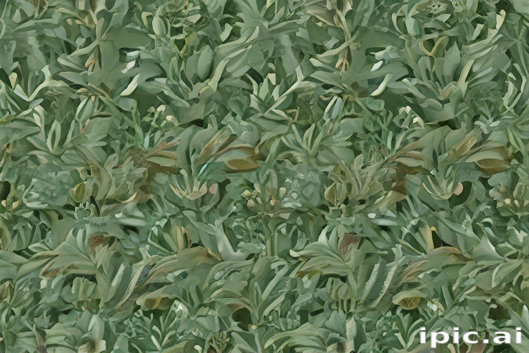 Vibrant Green Foliage Displaying a Rich Variety of Plant Life