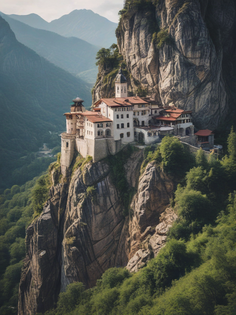 Monastery in the mountains