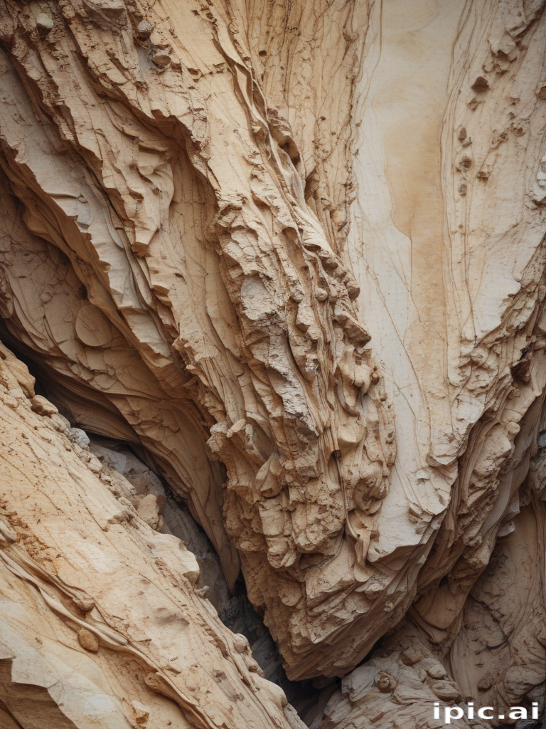 Intricate Natural Patterns Carved in Desert Rocks Over Millions of Years