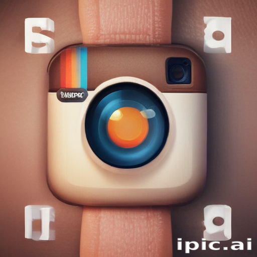 Creative Representation of a Classic Instagram Logo with Unique Design ...