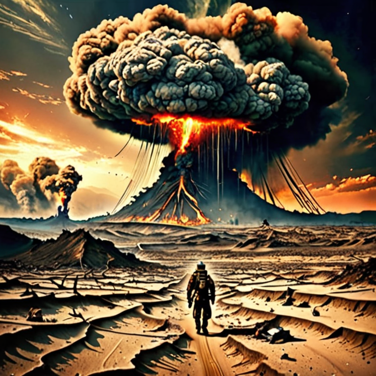 scorched earth apocalypse surreal art