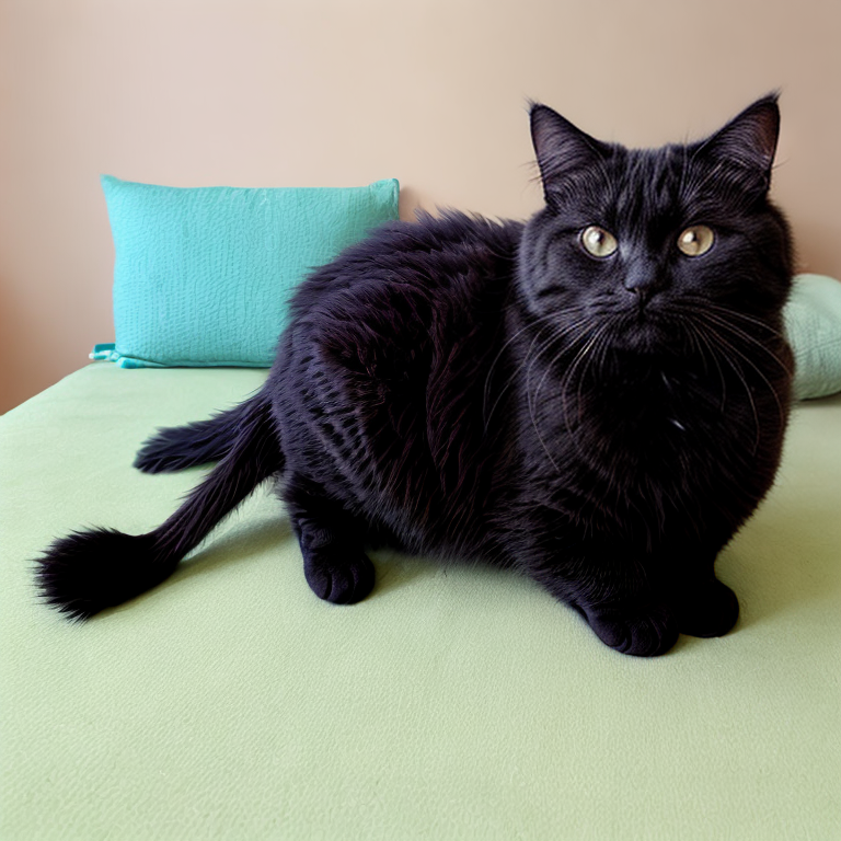 fluffy fat cat