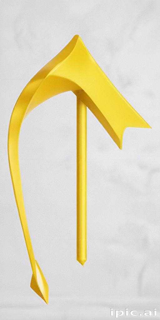 Bright Yellow Tool Designed for Efficient Digging and Ground Breaking Tasks