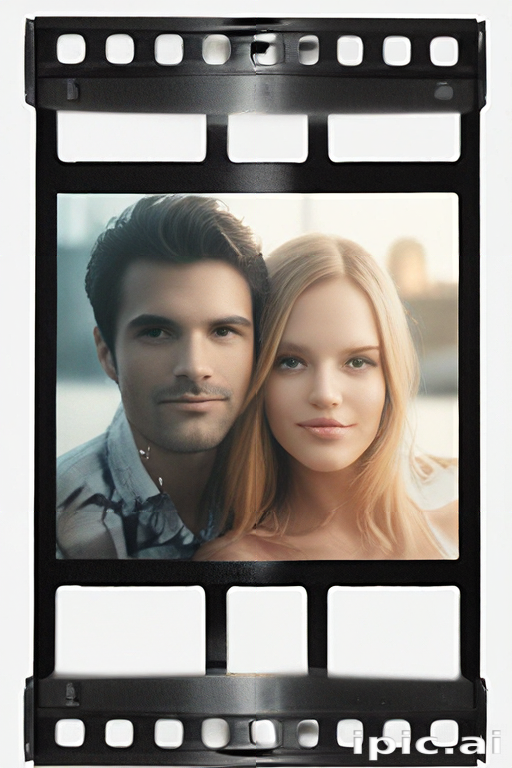 Capturing a Timeless Moment: A Couple's Portrait on Film
