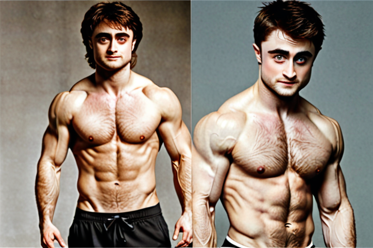 Daniel Radcliffe muscle growth