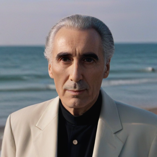 Christopher Lee beach