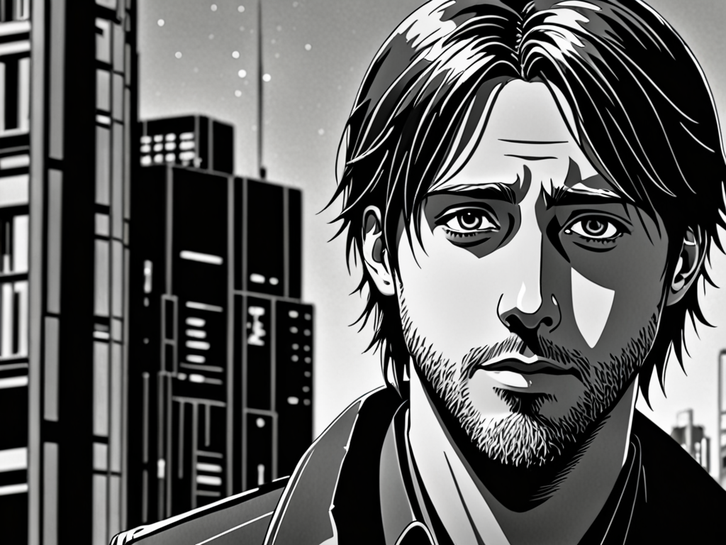 manga, anime, ghibli, light, ryan gosling, 2d, ghost in a shell, death ...