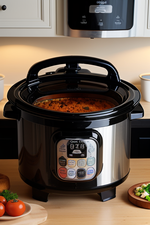 Modern Rice Cooker on Kitchen Counter Ready for Meal Preparation and ...