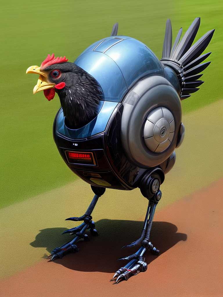 a robotic chicken