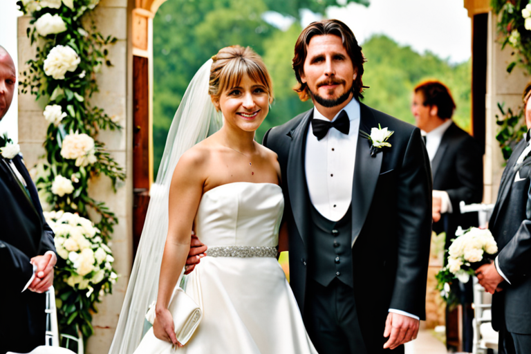Allison Mack and Christian bale wedding realistc