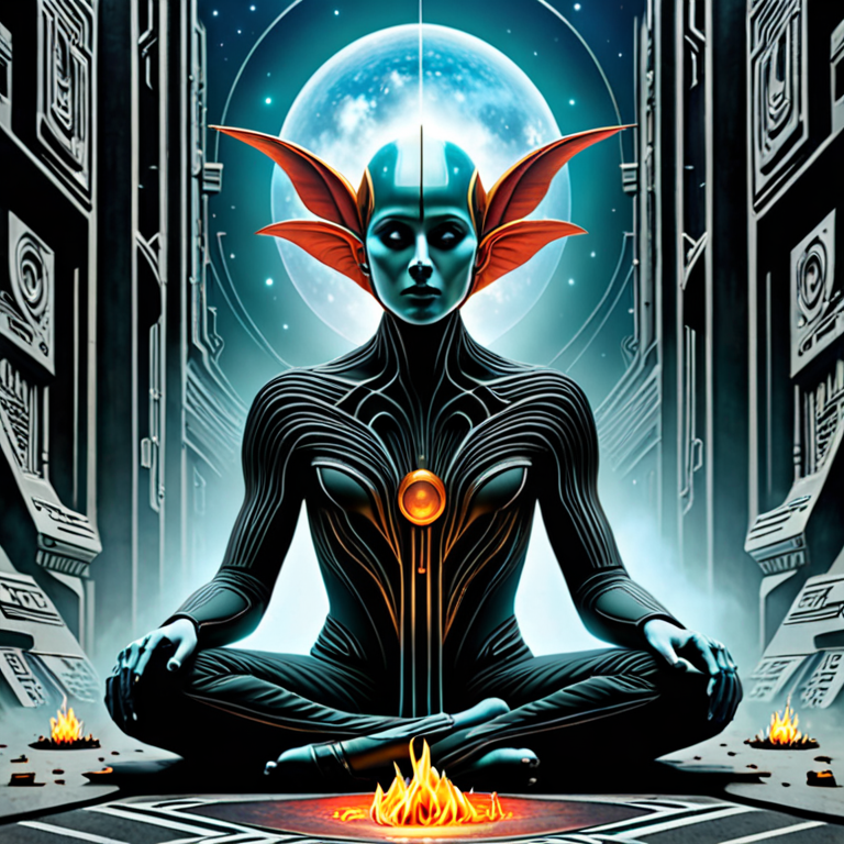 sci fi rituals surreal art