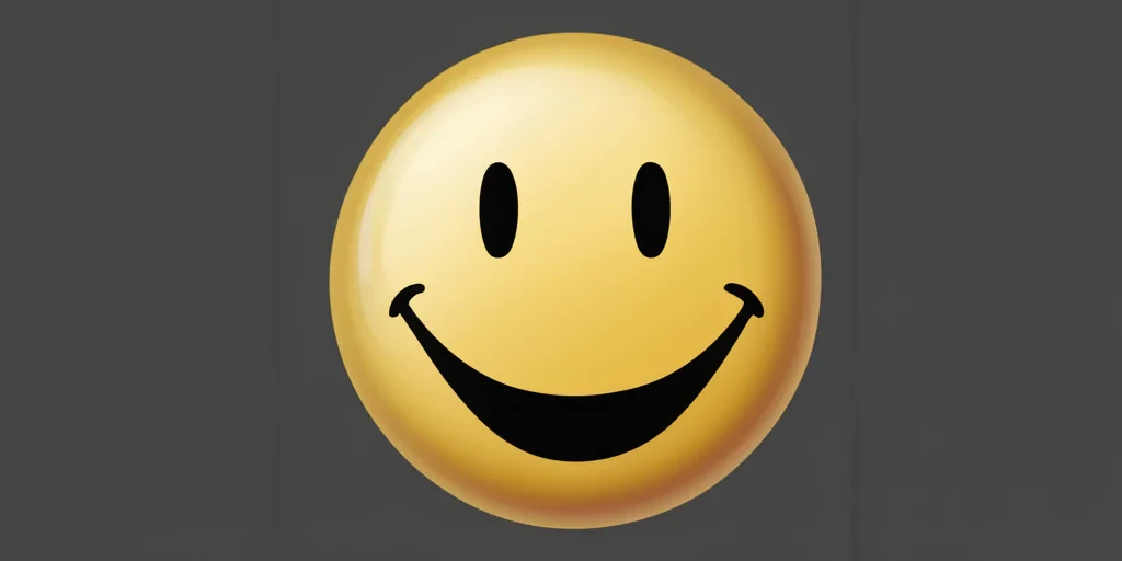 A Bright and Cheerful Smiley Face Bringing Joy to Everyone Around