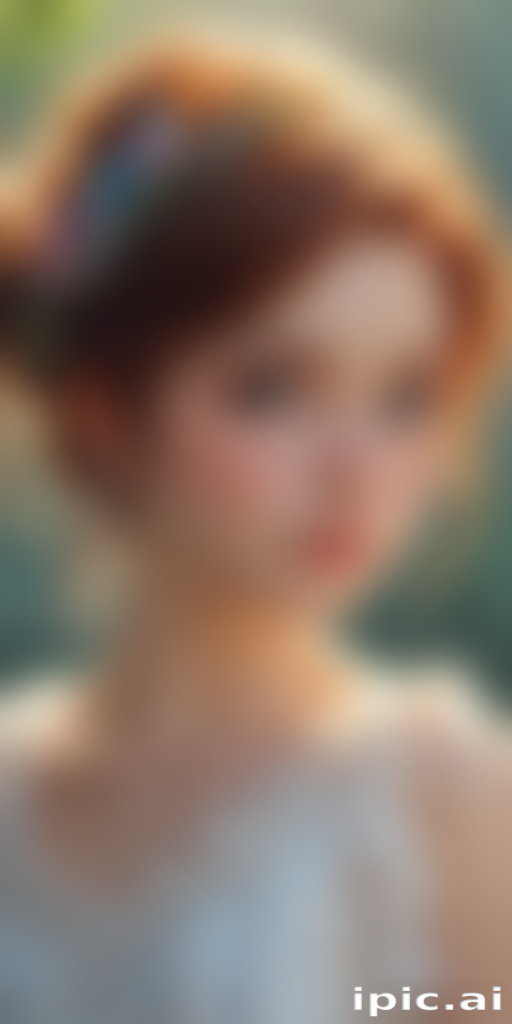 A Softly Focused Portrait of a Young Woman in Natural Light.