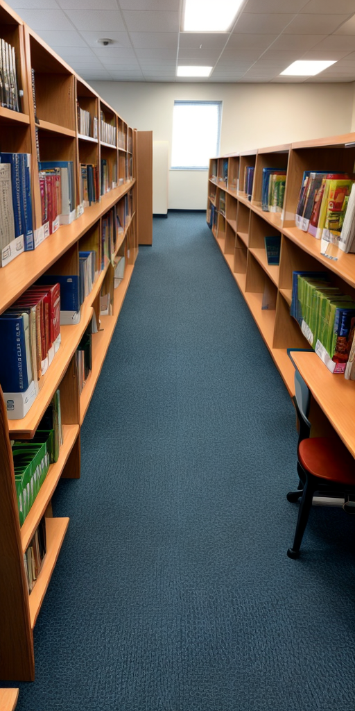 library eating students