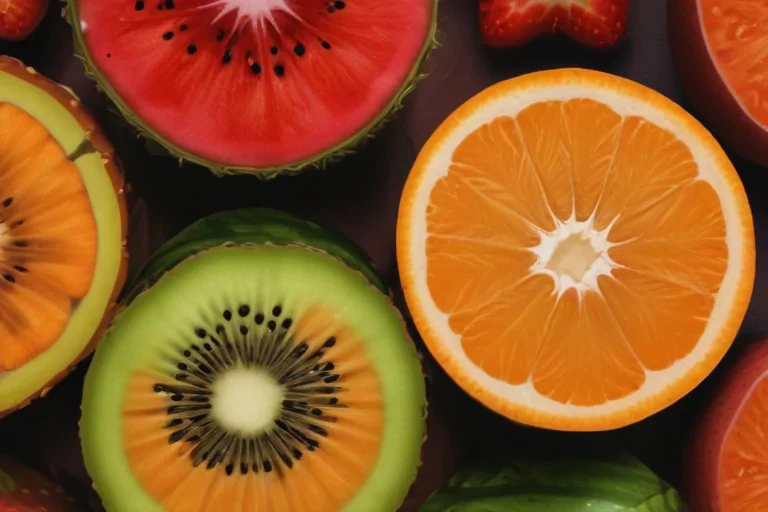 A Colorful Arrangement of Fresh, Juicy Fruits Displaying Vibrant ...