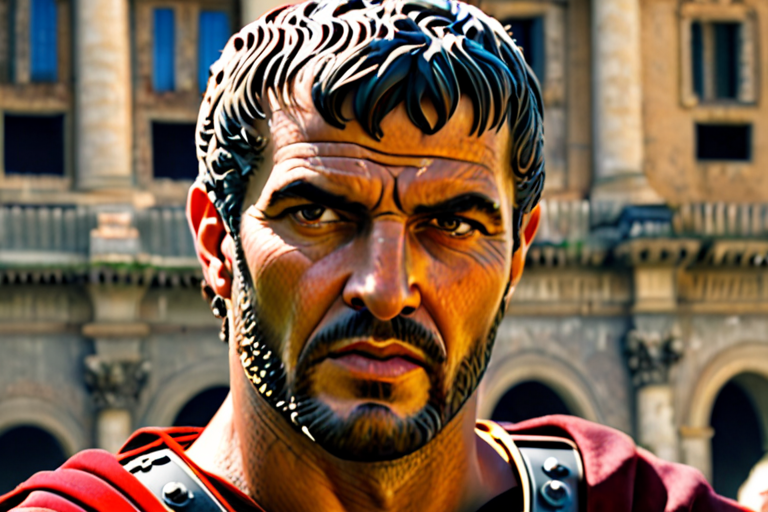 Marcus antonius rome imperator attacking