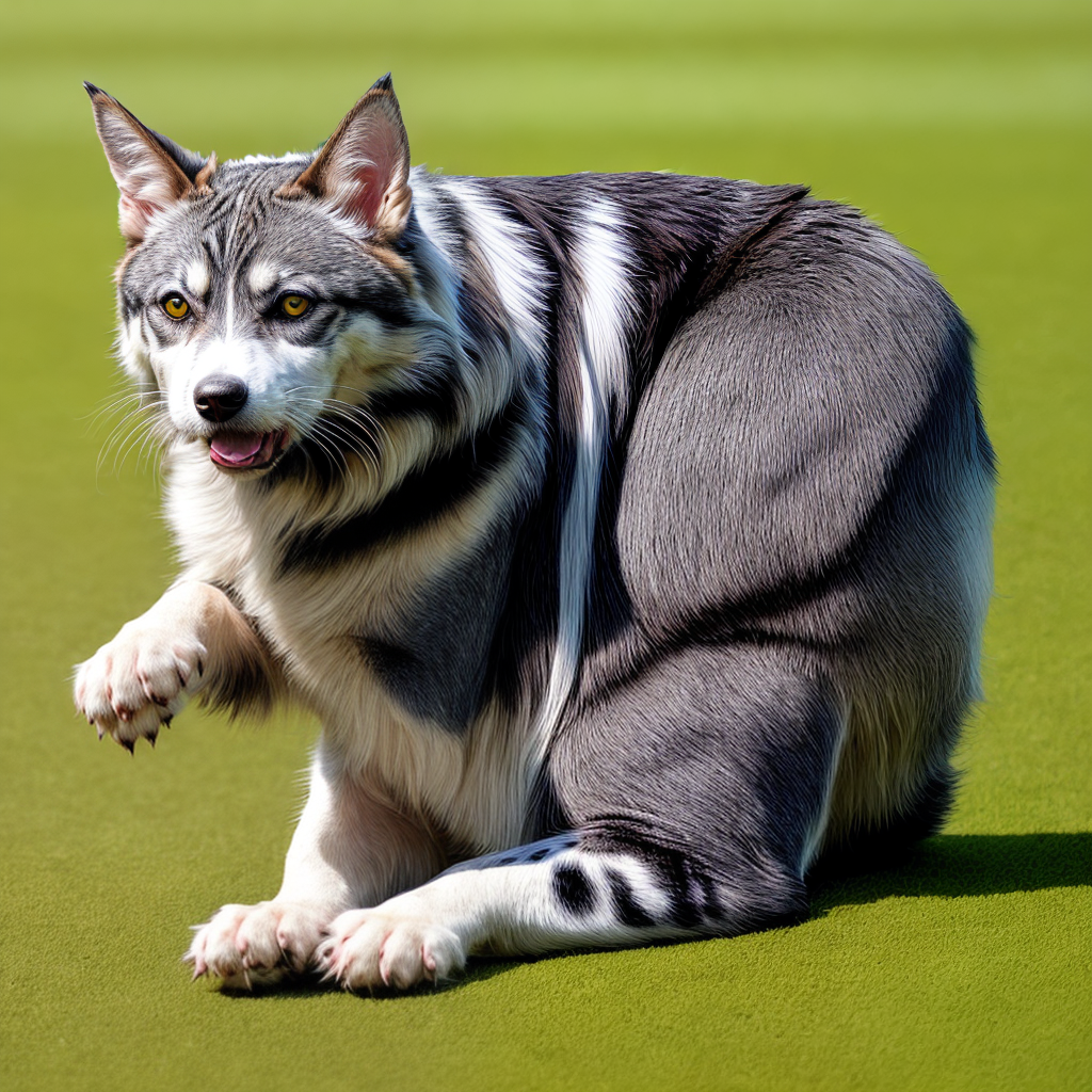 A hybrid of a dog and a cat