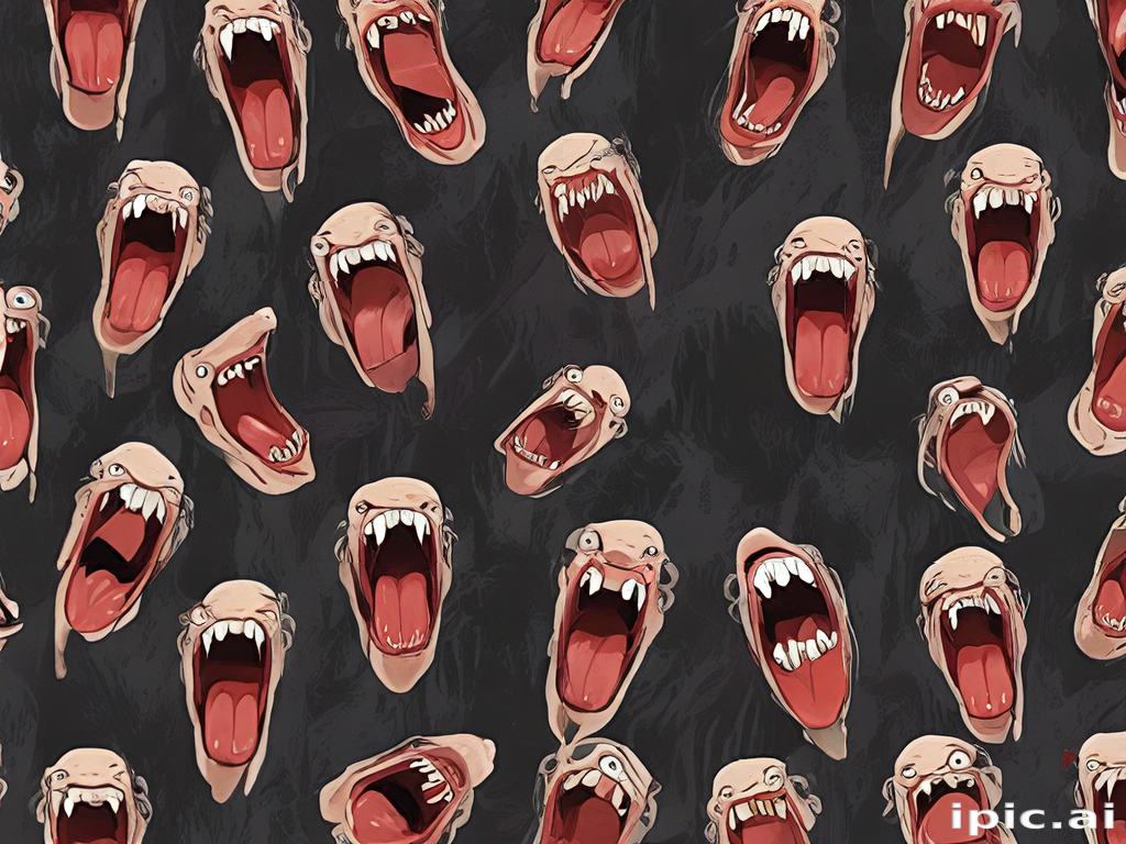 Frightening Faces: A Chaotic Pattern of Open-Mouthed Screams and ...