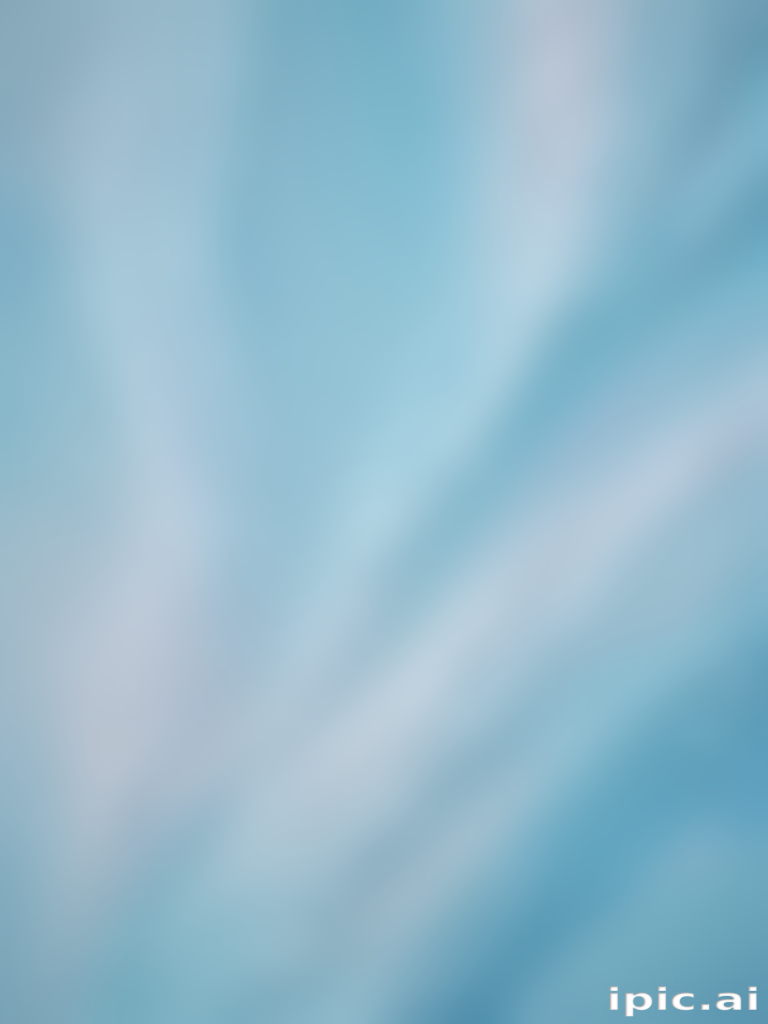 Soft Blue Waves of Color Flowing Gently Across the Canvas Surface