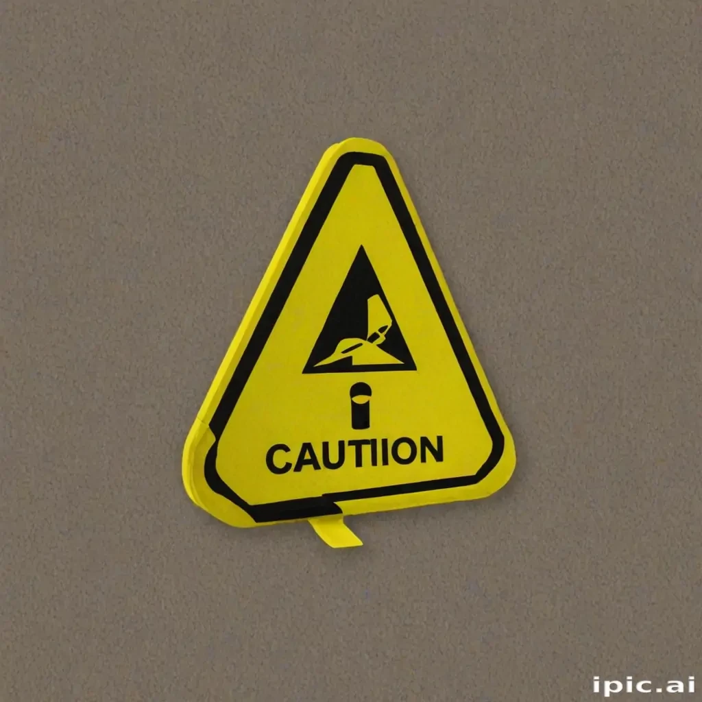 Caution: Wet Floor Sign to Prevent Slips and Ensure Safety