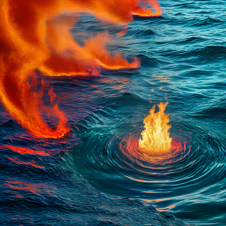 fire in the water