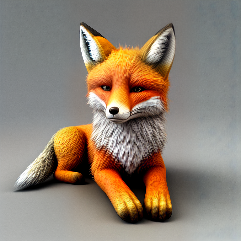 3d fox