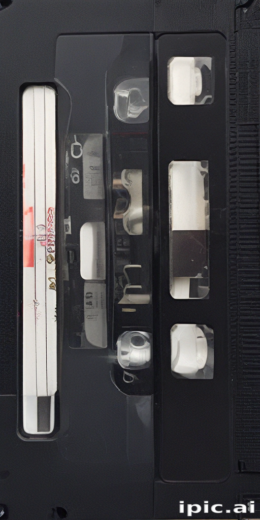 An Old-School VHS Tape Showcasing Memories from a Bygone Era
