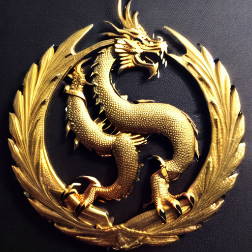 golden dragon humanoïd