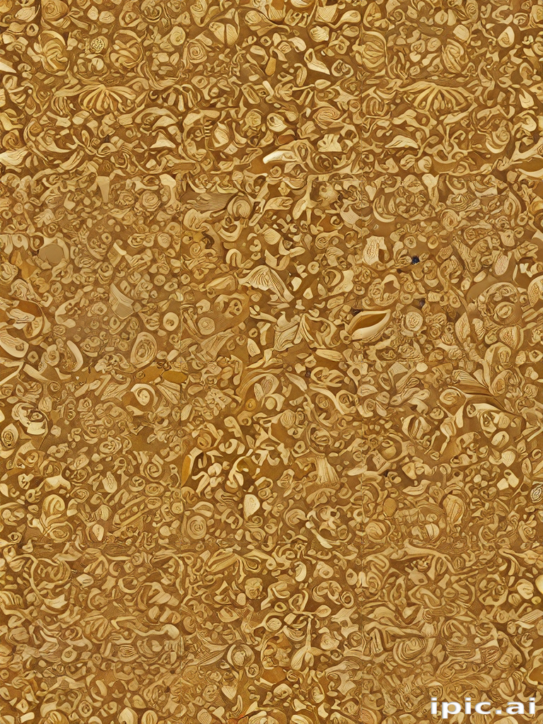 Intricate Patterns of Nature: A Detailed Floral and Organic Design