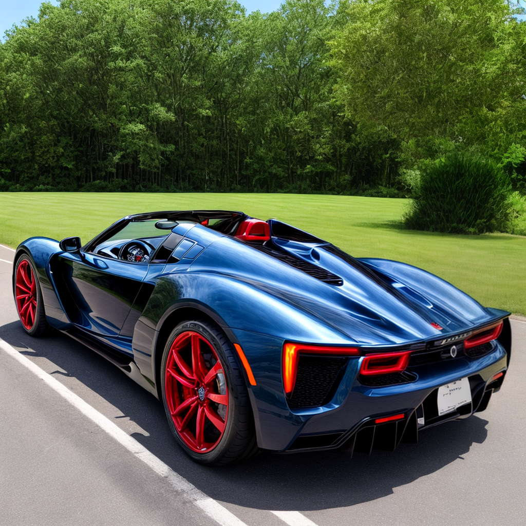 Single wheel in the rear hyper car like the Autocycle