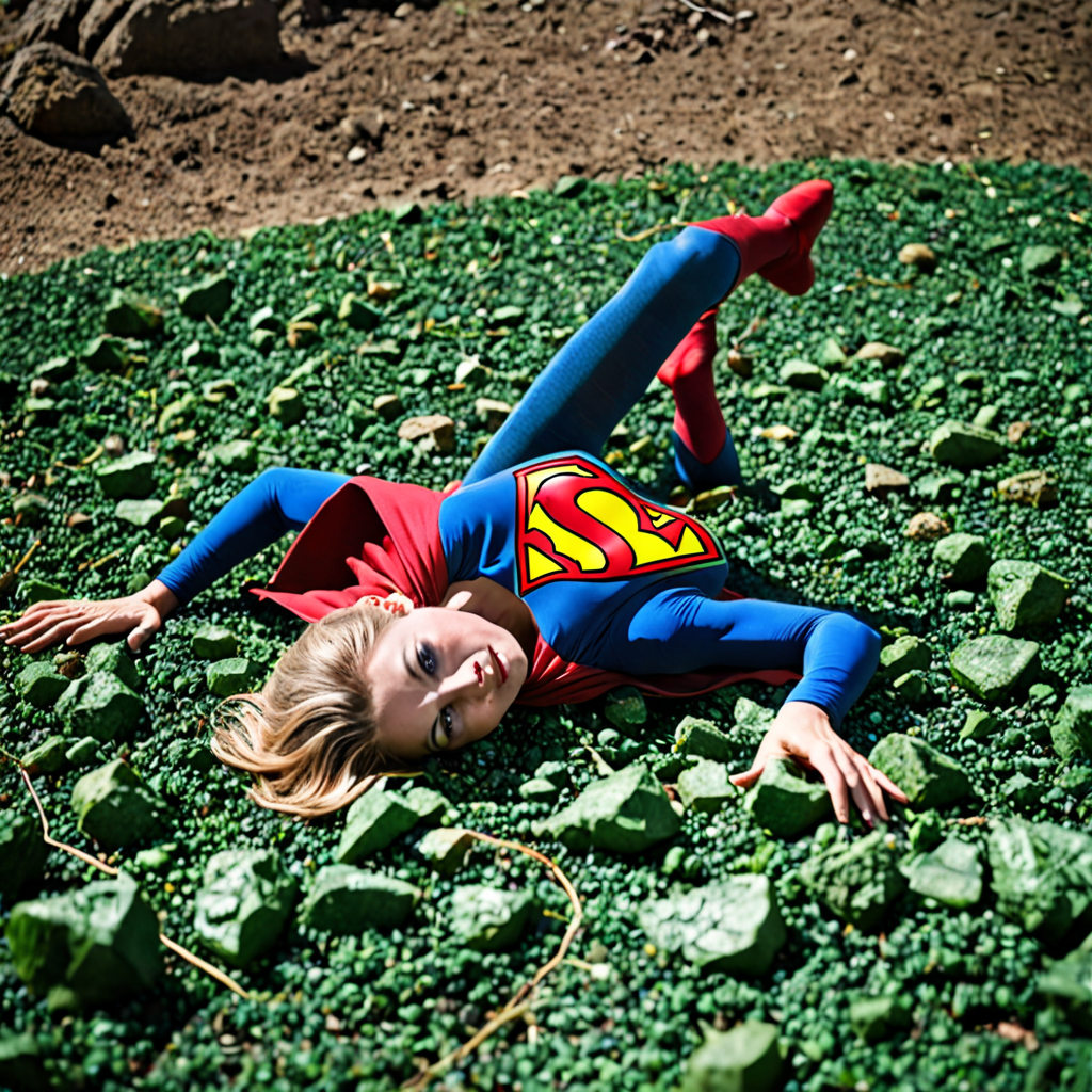 supergirl in ground dying from kryptonite