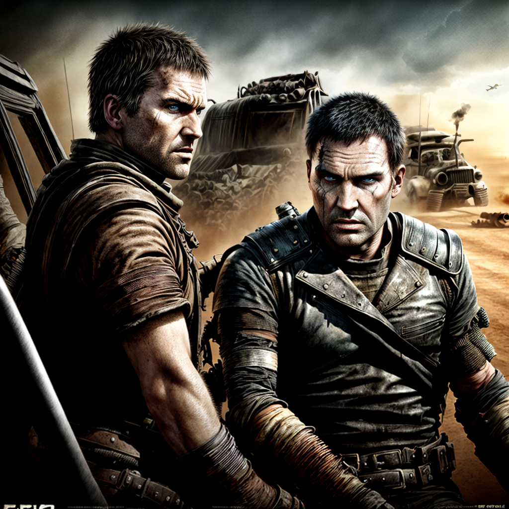 epic mad max art poster