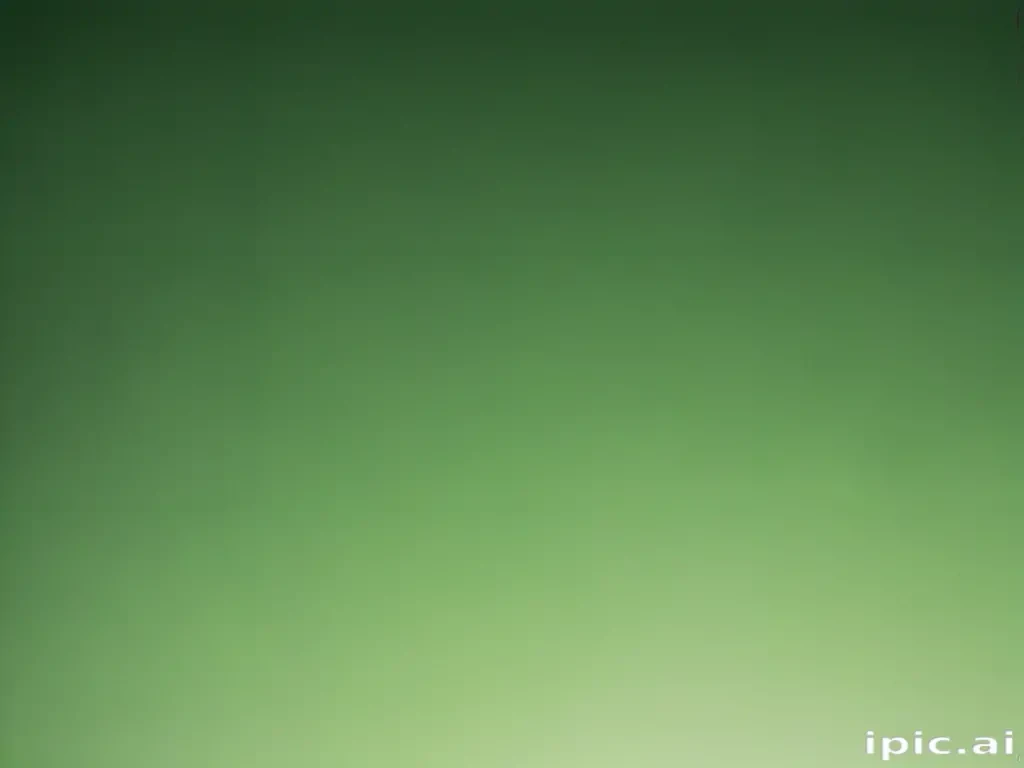 A Soft Gradation of Green Tones Creating a Serene Background Atmosphere